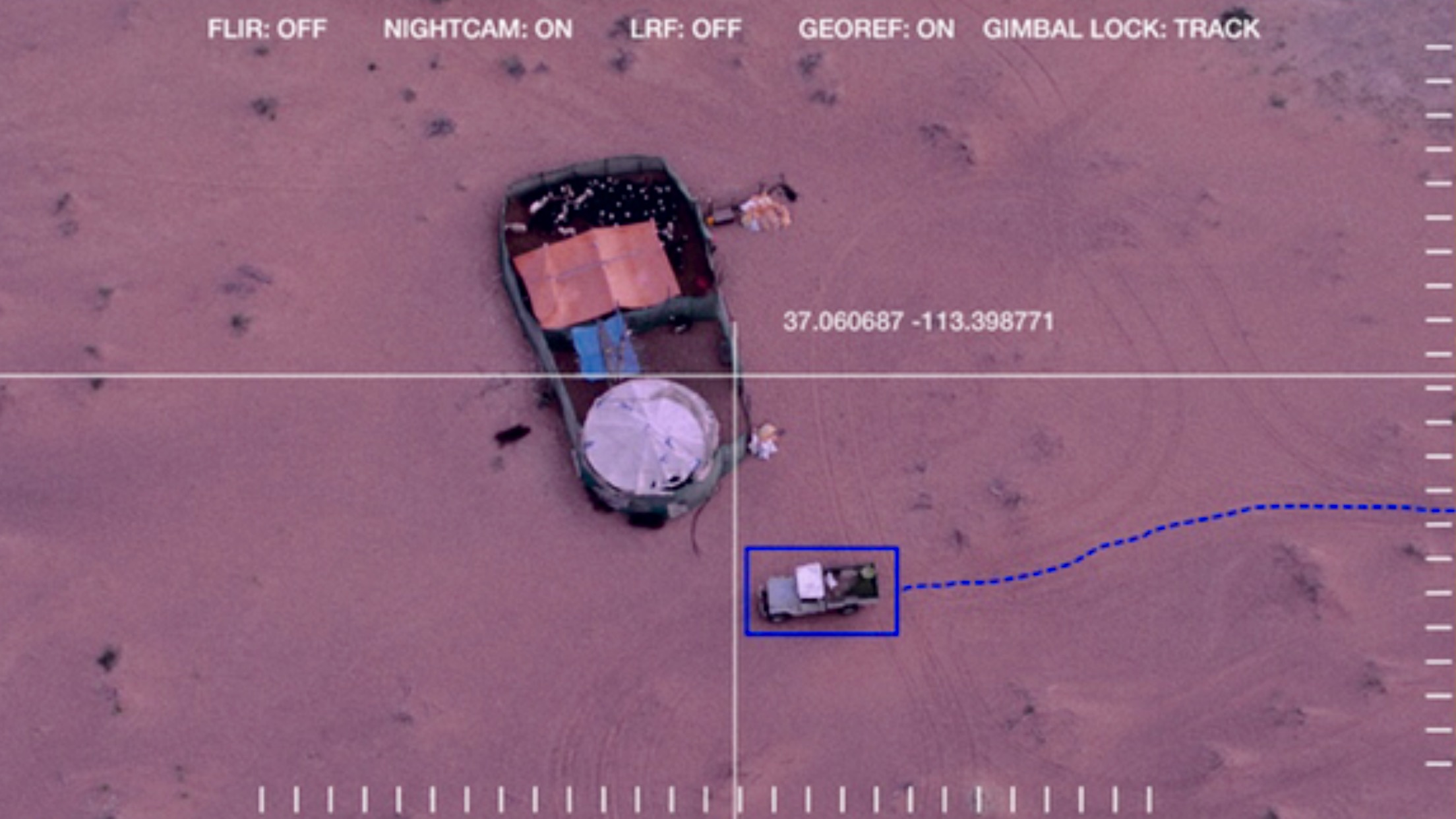 Airborne UAv Aerial color night vision stabilized camera - SPI Corp
