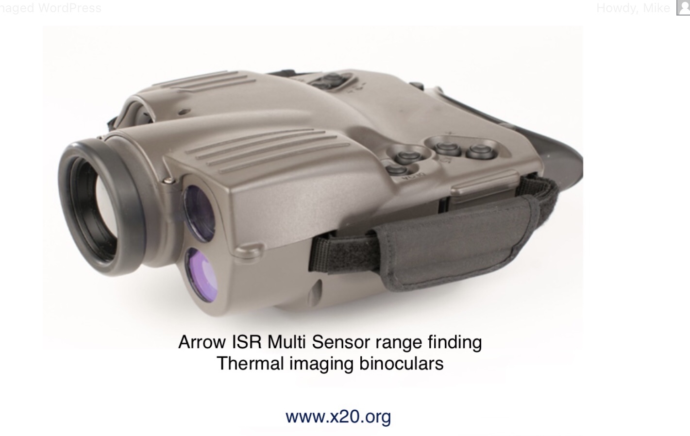 Thermal binoculars for long range multi sensor FLIR and MWIR imaging